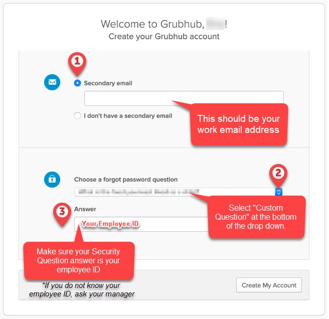 Okta Self-Service: Enrollment – Grubhub Command Center
