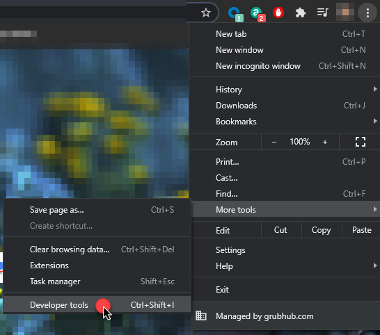 How-To: Obtain Browser Logs in Chrome – Grubhub Command Center